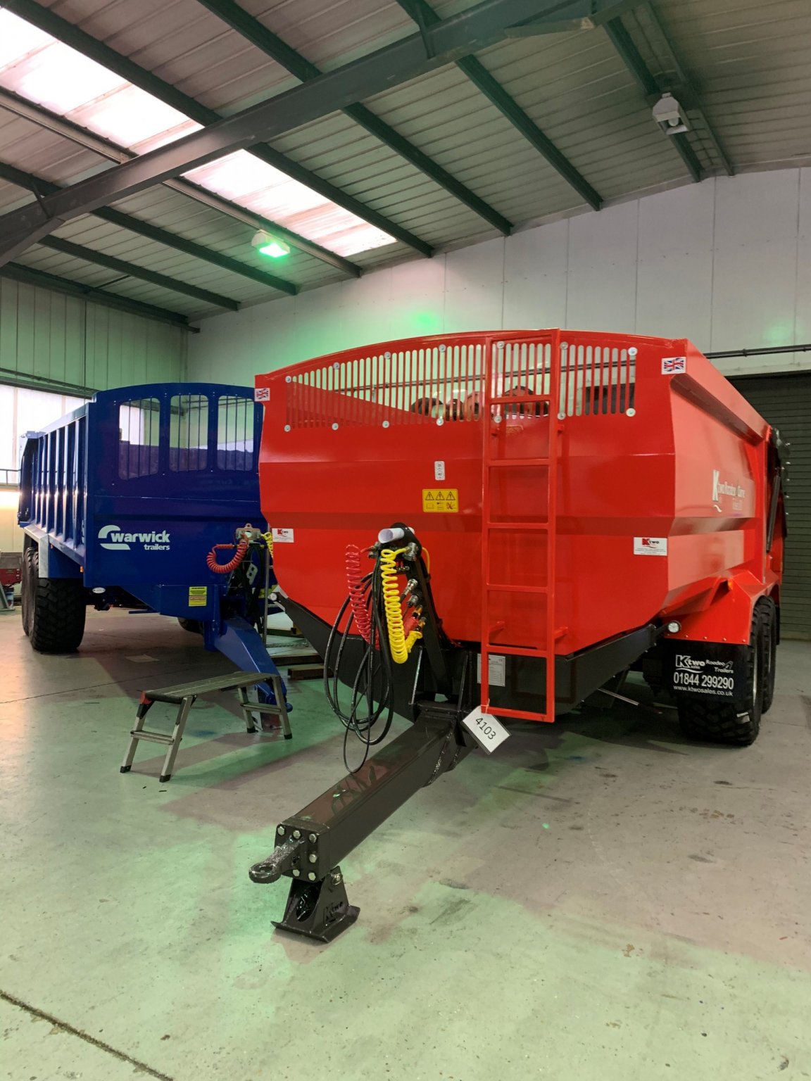 First Ktwo built at the Warwick Trailer Factory! - Ktwo Machinery - UK